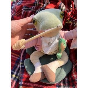 Eden | Toys | Rare Eden Jeremy Fisher Frog Vintage Stuffed Plush On ...